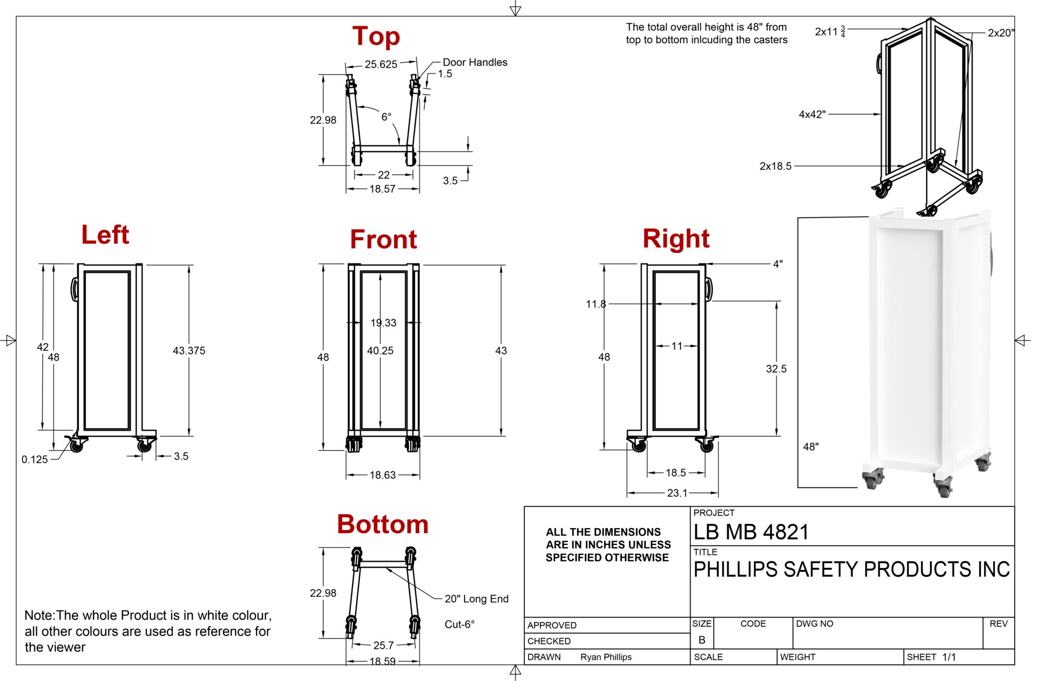 Standing Mobile Shield | Phillips Safety