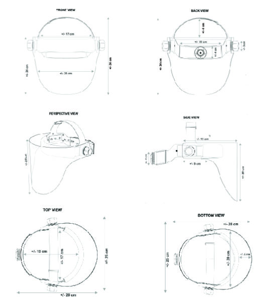 Radiation Face Mask, Full Face Style | Phillips Safety