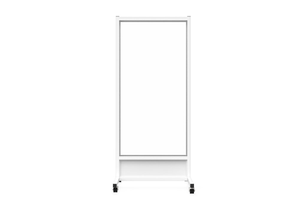 Mobile Leaded Barrier with 30" x 60" Window