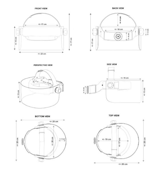 Radiation Face Mask, Panoramic Style - Phillips Safety | Leading ...