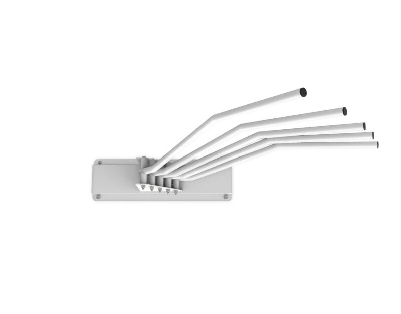 Wall Mounted Apron Rack with 5 Swing Rods | Phillips Safety