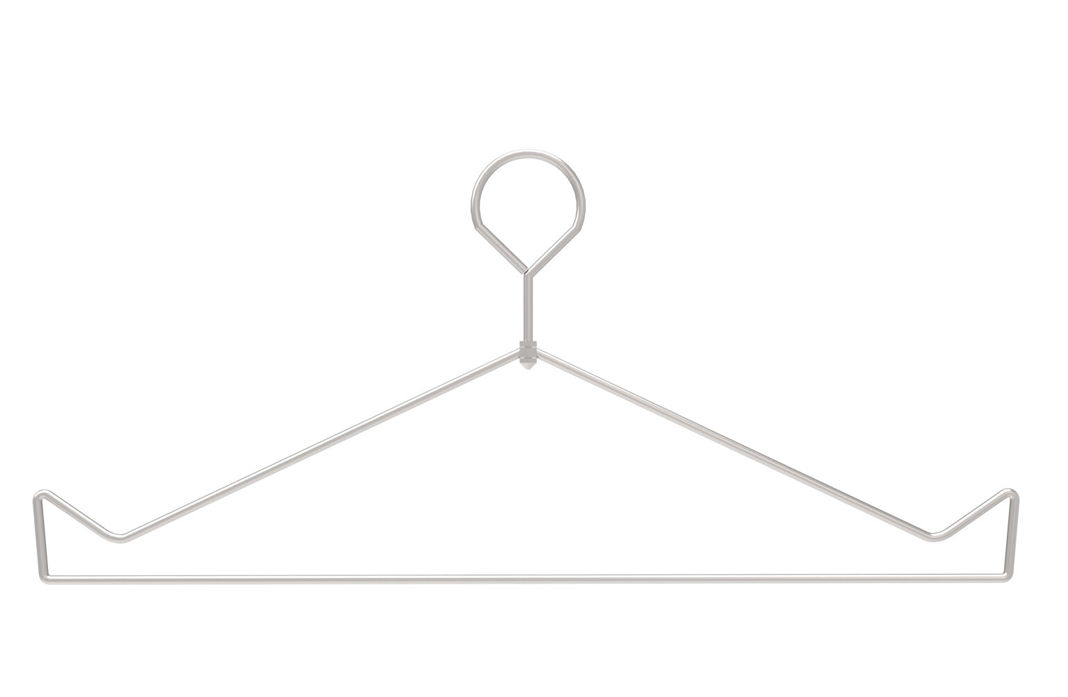 Closed Top Chrome Wire Apron Hanger | Phillips Safety
