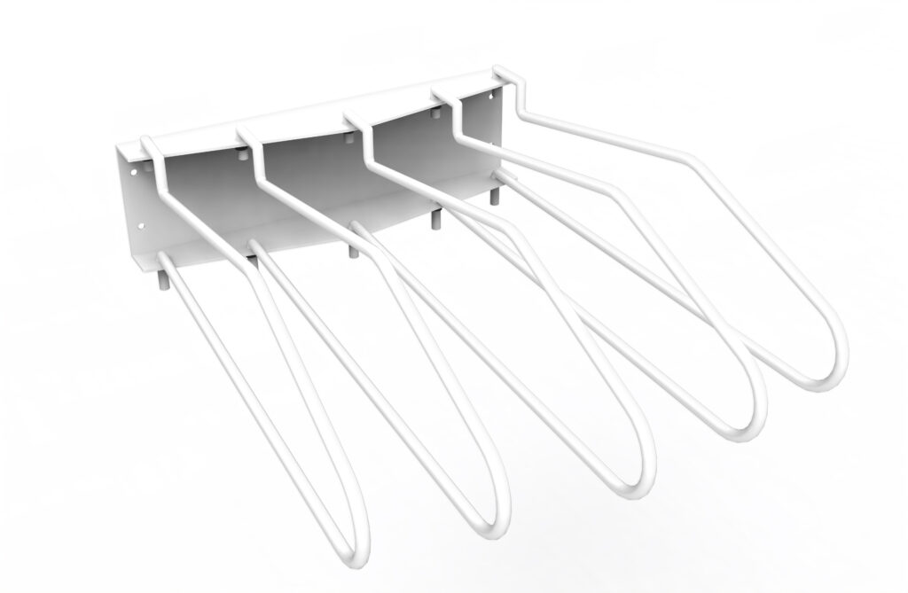 Wall Mounted Lead Apron Storage Rack with 5 Full Swing Arms | Phillips ...