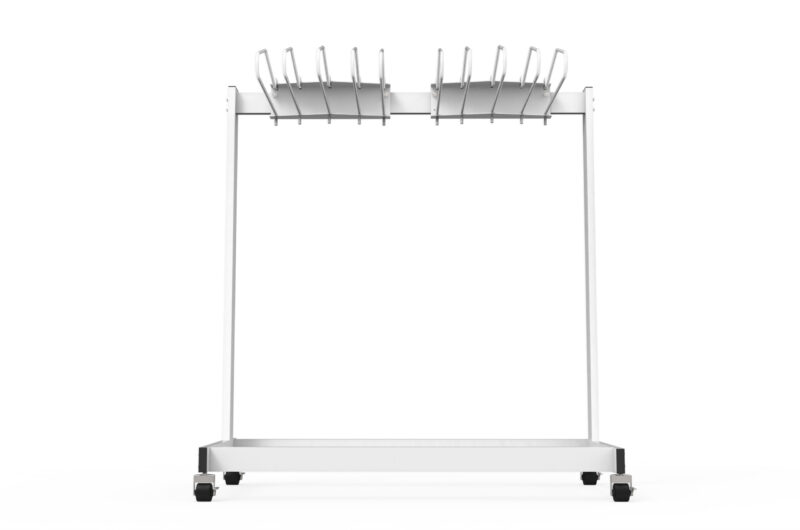 Garment Style Mobile 10-Arm Apron Rack | Phillips Safety