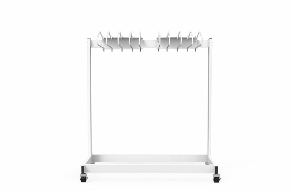 Garment Style Mobile 10-Arm Apron Rack | Phillips Safety