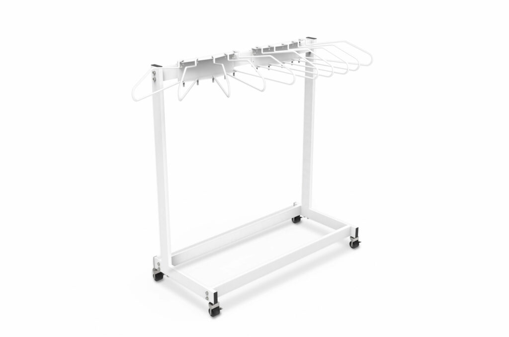 Garment Style Mobile 10-Arm Apron Rack | Phillips Safety
