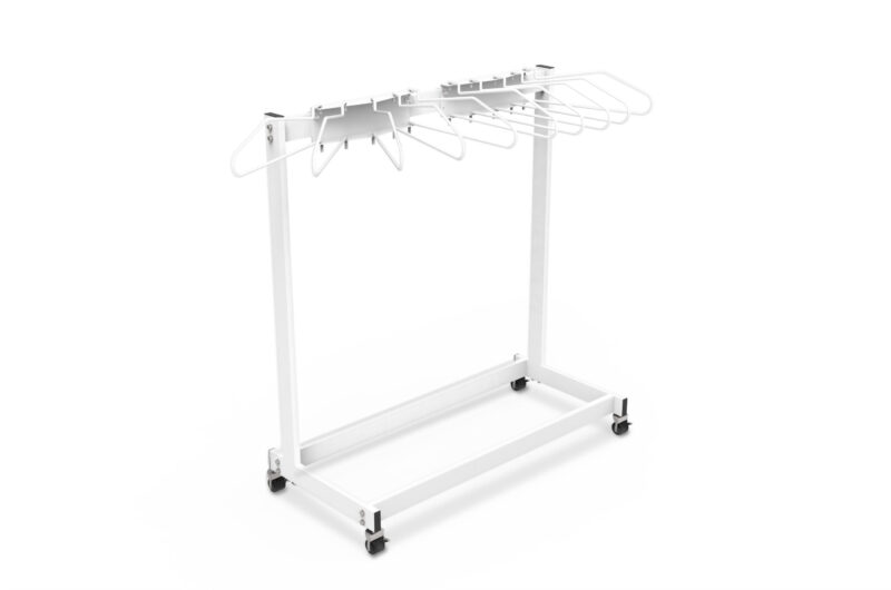 Garment Style Mobile 10-Arm Apron Rack | Phillips Safety