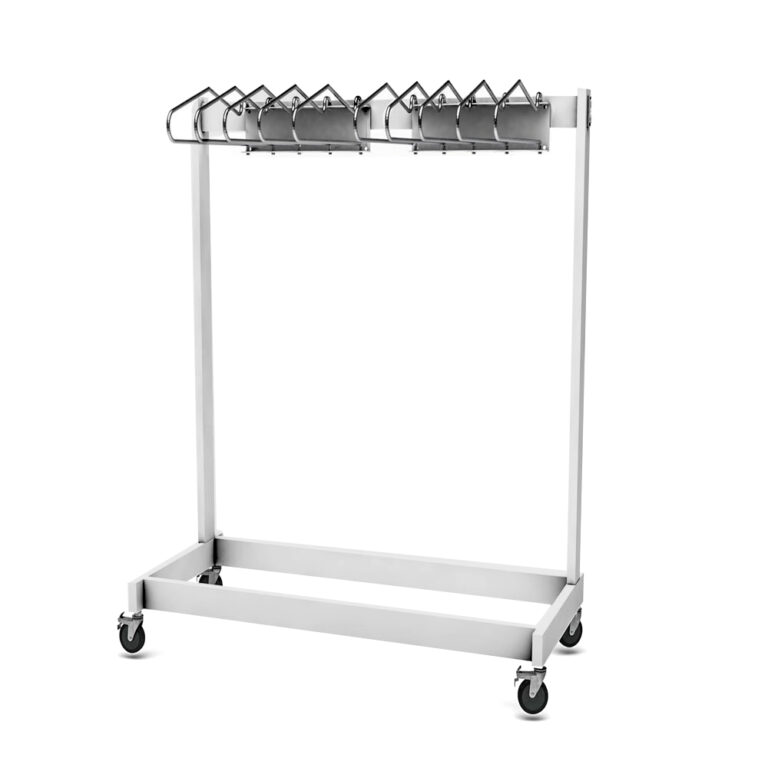 Garment Style Mobile 10-Arm Apron Rack | Phillips Safety