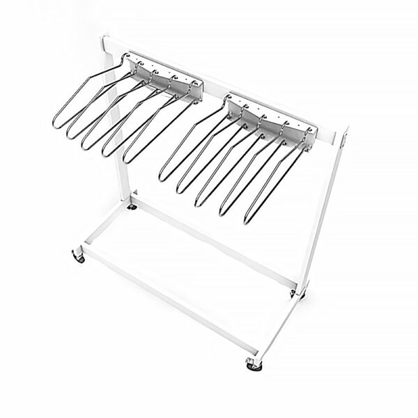 Garment Style Mobile 10-Arm Apron Rack | Phillips Safety