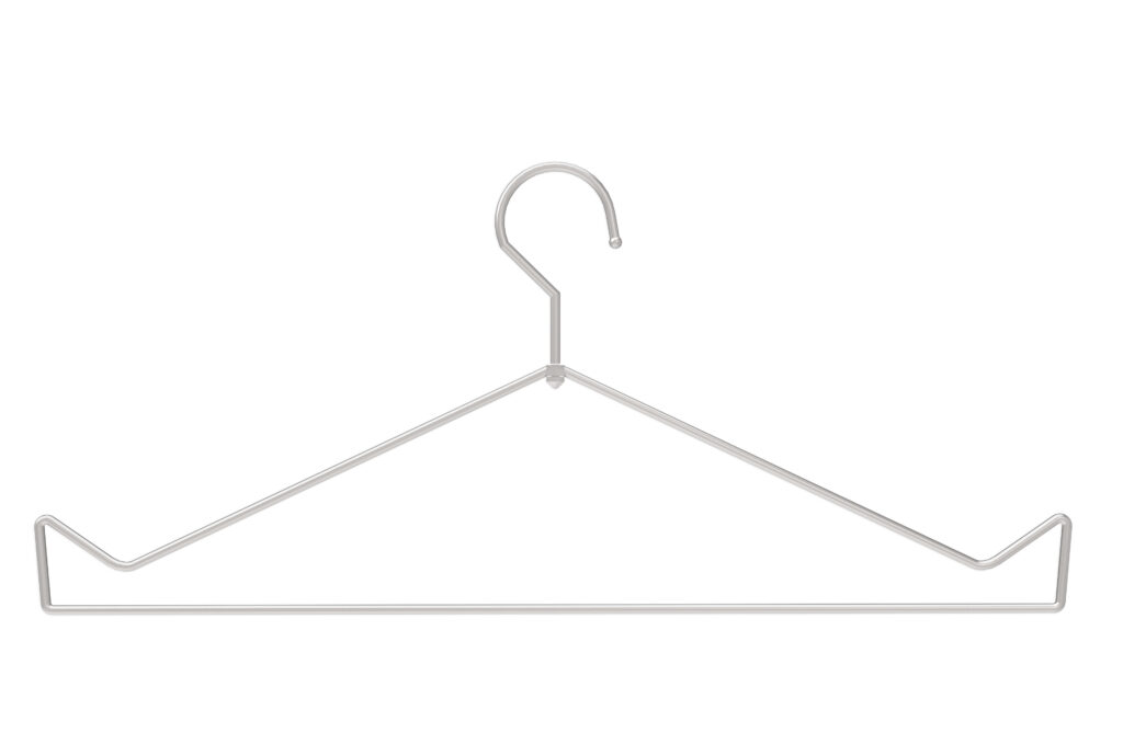 Open Top Chrome Wire Apron Hanger | Phillips Safety