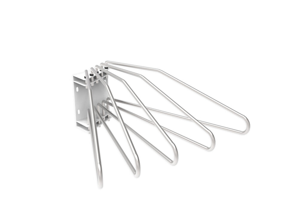 Five-Arm Lead Apron Wall Rack | Phillips Safety