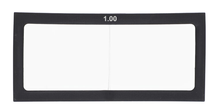 Welding Helmet Glass Magnifier Lens Plate | 2” x 4.25” | Phillips Safety