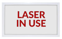 Laser In Use LED Laser Warning Sign | Phillips Safety