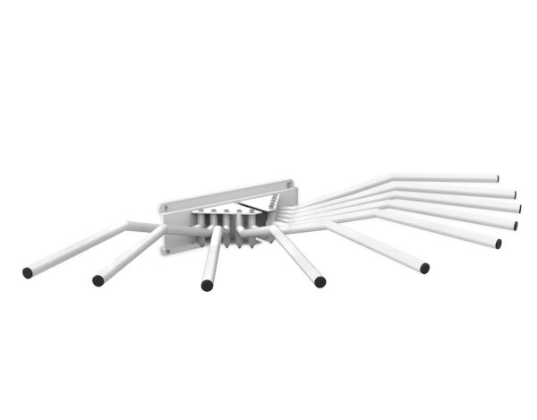 Wall Mounted Apron Rack with 10 Swing Rods | Phillips Safety