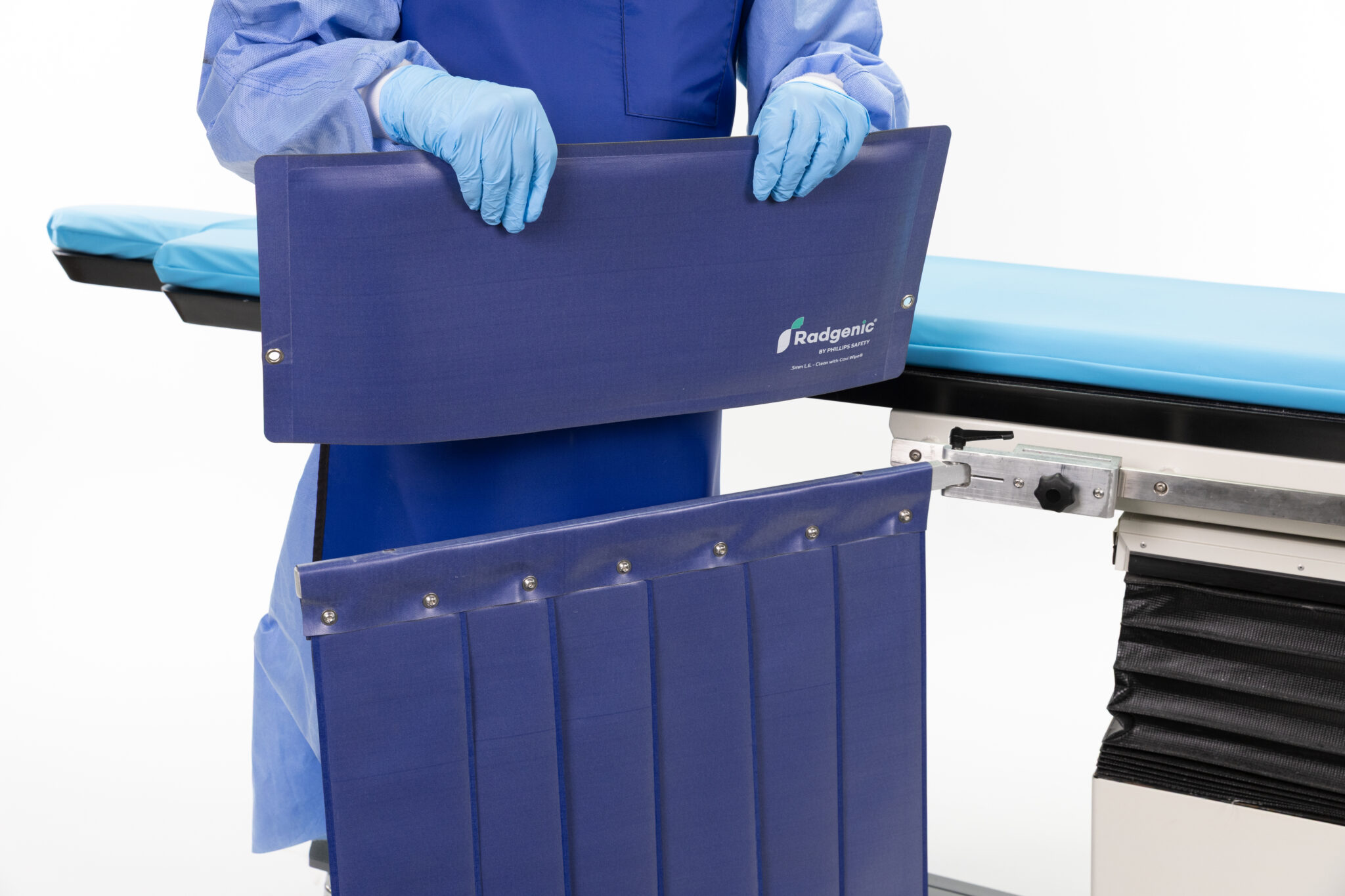 Single Pivot Imaging Table Shield - Phillips Safety