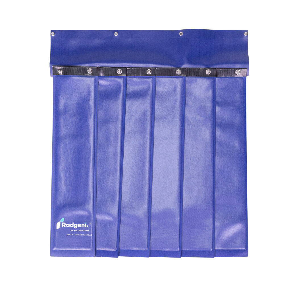Radiation Quick Mount Pleated Table Shield - Phillips Safety